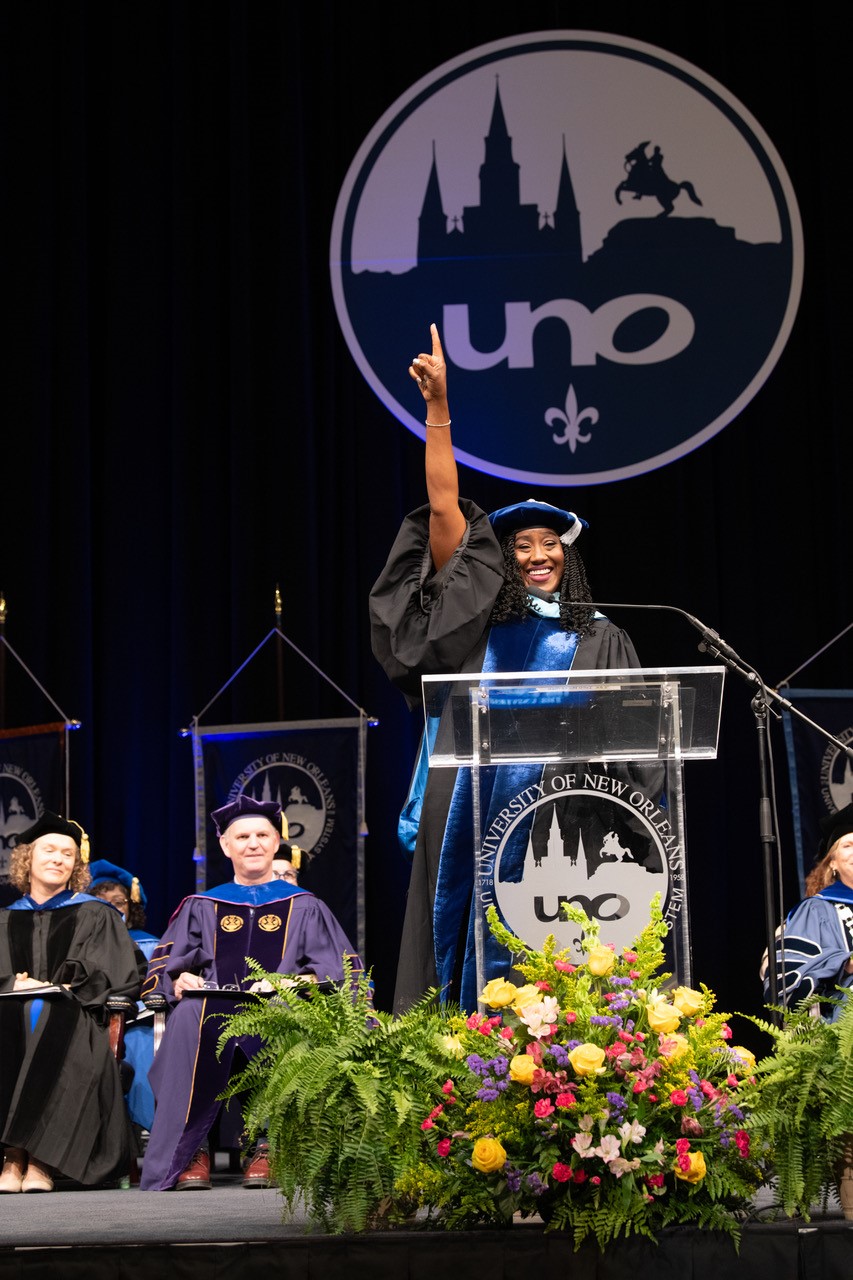 College Sports Executive Kiki Baker Barnes Tells UNO Graduates Be ...
